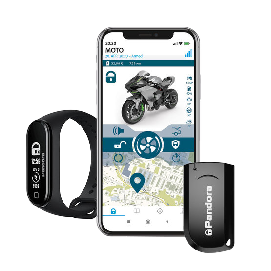 Solution for motorcycles - Pandora Alarm